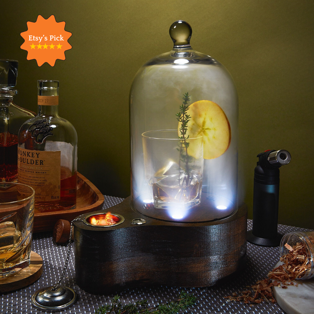 Speakeasy Smoker ™ FULL Portable LED Cocktail Smoker